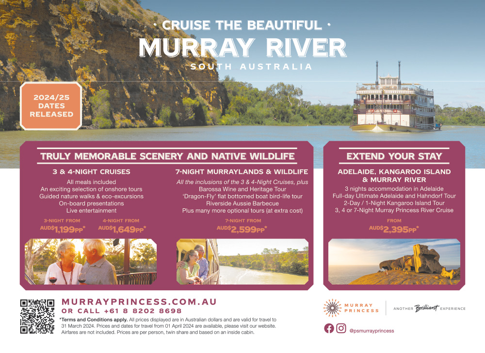 Murray Princess - Full steam ahead - Grey Power