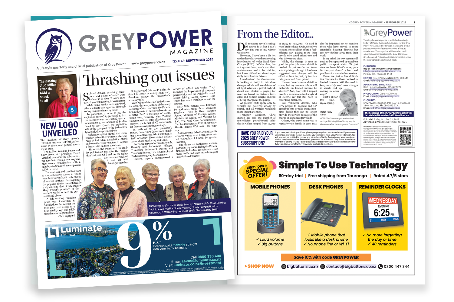 Members urged to subscribe to our magazine - Grey Power